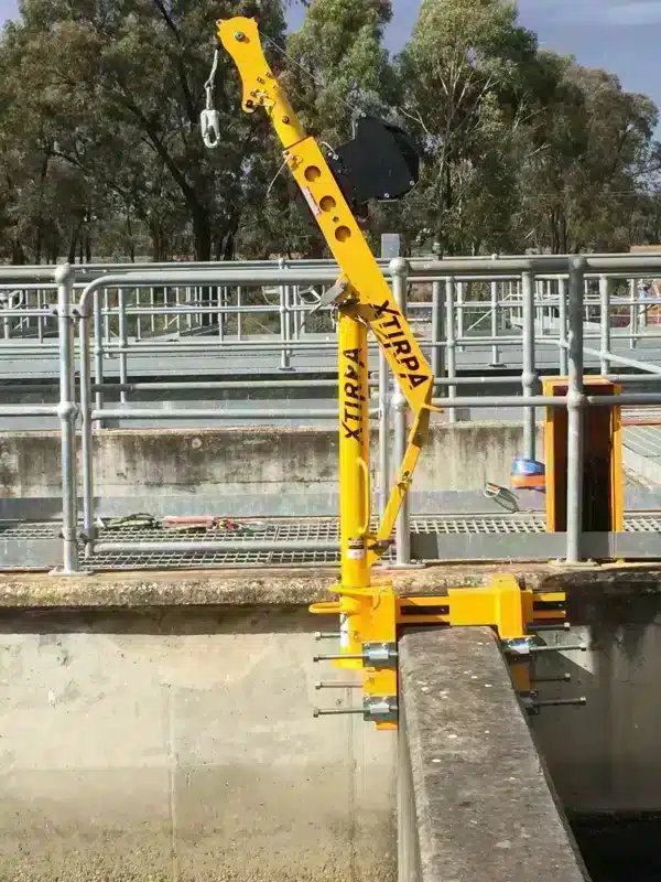 24-610mm Davit Arm with Clamp | Xtirpa Vertical Access System